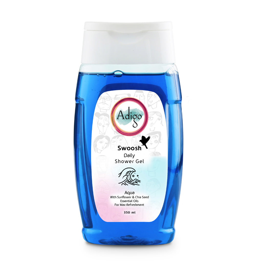 Adigo Swoosh Shower Gel Aqua for Lasting Freshness